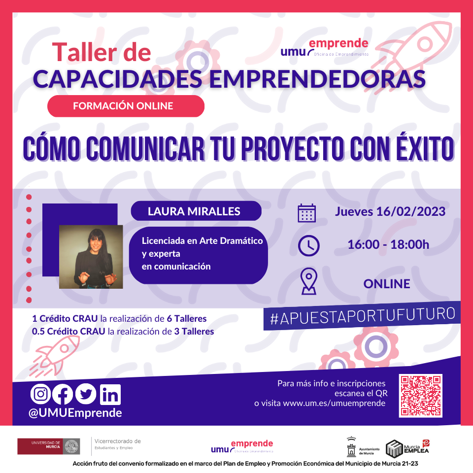Taller online «Cómo comunicar tu proyecto con éxito» – SERVICIO DE ...